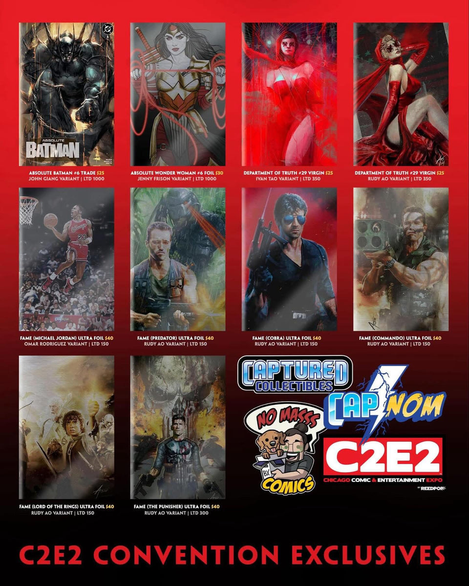 CAPNOM C2E2 2025 (ALL 13 EXCLUSIVES) (3 SECRET EXCLUSIVES) – Captured Collectibles